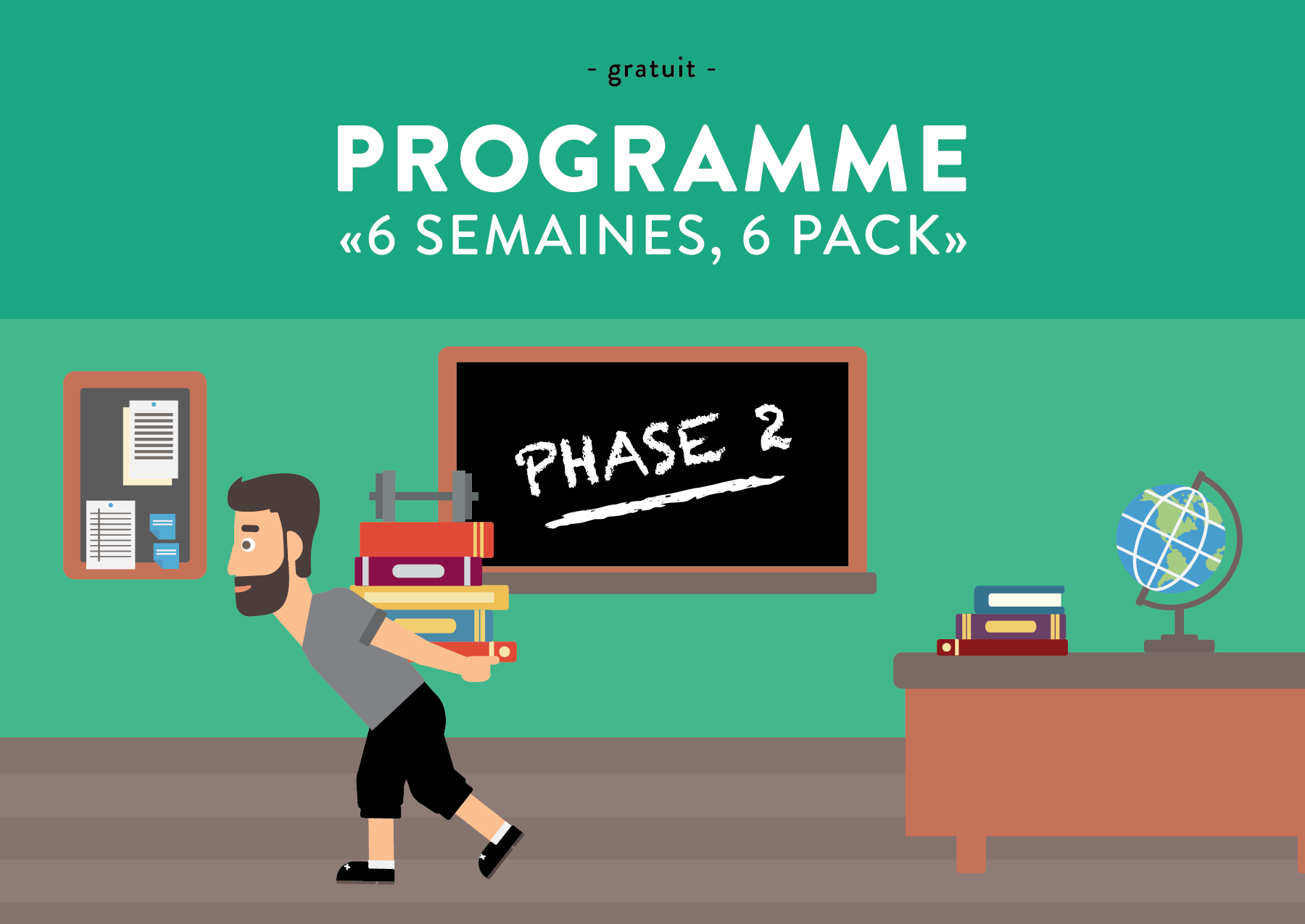 Le programme «6 semaines, 6 pack» phase 2